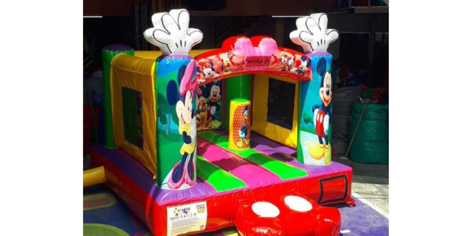Renta de Inflable Casita de Mickey ¡Contrata tu fecha!⭐️⭐️⭐️⭐⭐️